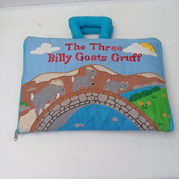 Toys | Pockets Of Learning Cloth Book Plush The Billy Goats Gruff Quite ...